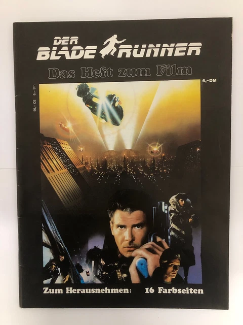 DER BLADE RUNNER Das Heft Zum Film 1982 Very Rare Blade Runner Magazine ...