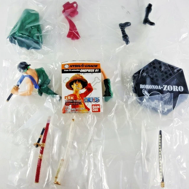 ONE PIECE RORONOA Zoro Hybrid Grade Gashapon Mini Figure 2012 Bandai ...
