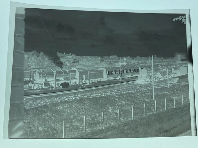 1950S YARMOUTH BEACH Area? Steam Loco Locomotive Railway Negative 3X-16 ...