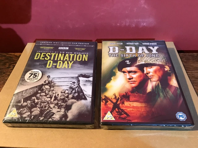 DESTINATION D-DAY (BBC Documentary) & D-Day The Sixth June (Movie) DVDs ...