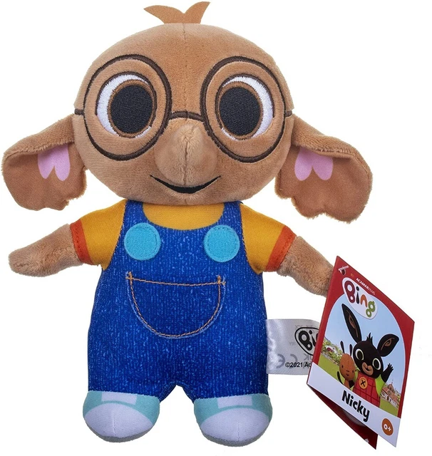 NEUF OFFICIEL BING Nicky Avec Froissé Oreilles 19cm Peluche Jouet EUR ...