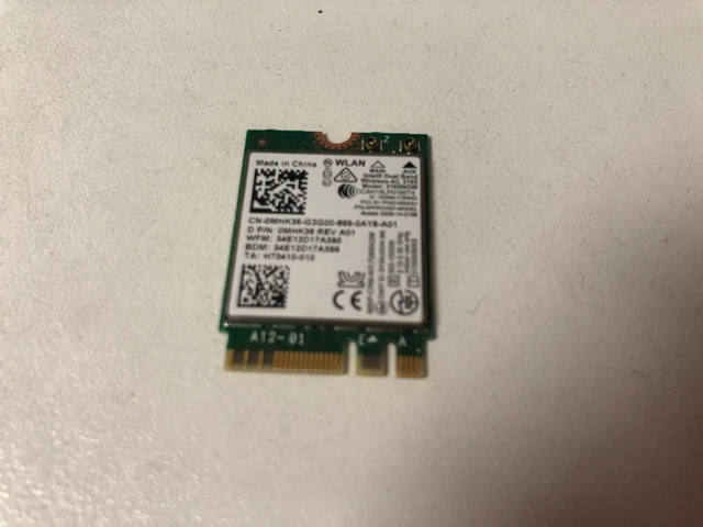DELL INSPIRON 15 5570 WLAN WiFi Network Wireless Card 0MHK36 £3.25 ...
