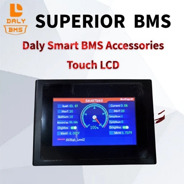 DALY SMART BMS LCD Display Board Touch Control Screen Monitor ...