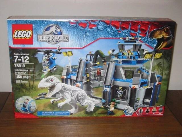 LEGO SET JURASSIC World 75919 Indominus Rex Breakout NEW- SEALED £338. ...