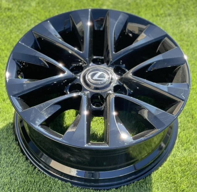 4- NEW GLOSSY Black 18" Lexus Gx460 Gx470 Oem Wheels Rims 74297 EUR 1. ...