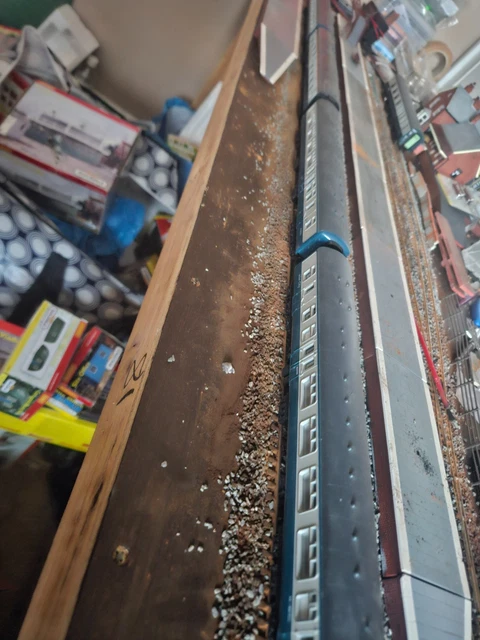 RAKE OF 4 Hornby Intercity coaches mk2 br blue 1 buffet + 3 second ...