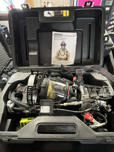 INTERSPIRO SPIROMATIC S4 SCBA Rig Regulator Connections with MASK ...