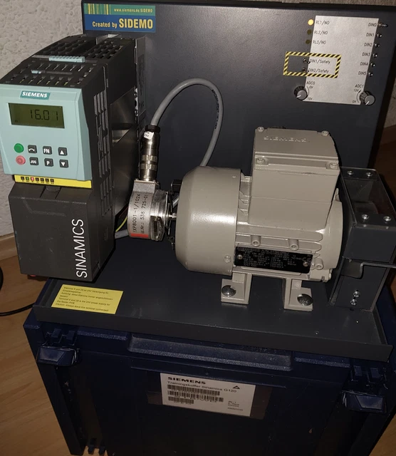 SIEMENS PM240 DIDACTIC Sitrain FU Motor G120 Encoder Servo Antrieb ...