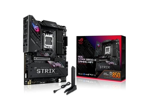 ASUS ROG STRIX B850-E GAMING WIFI AMD B850 Socket AM5 ATX £372.00 ...