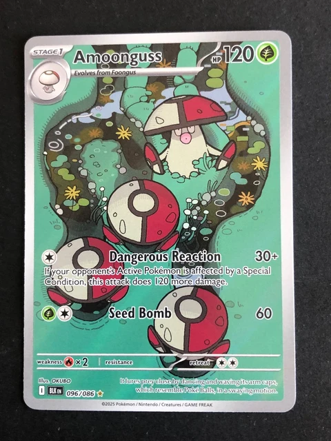 AMOONGUSS 096/086 SV: Black Bolt Holo $1.99 - PicClick CA