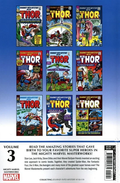 MIGHTY MARVEL MASTERWORKS The Mighty Thor TPB #3A-1ST NM 2023 Stock ...
