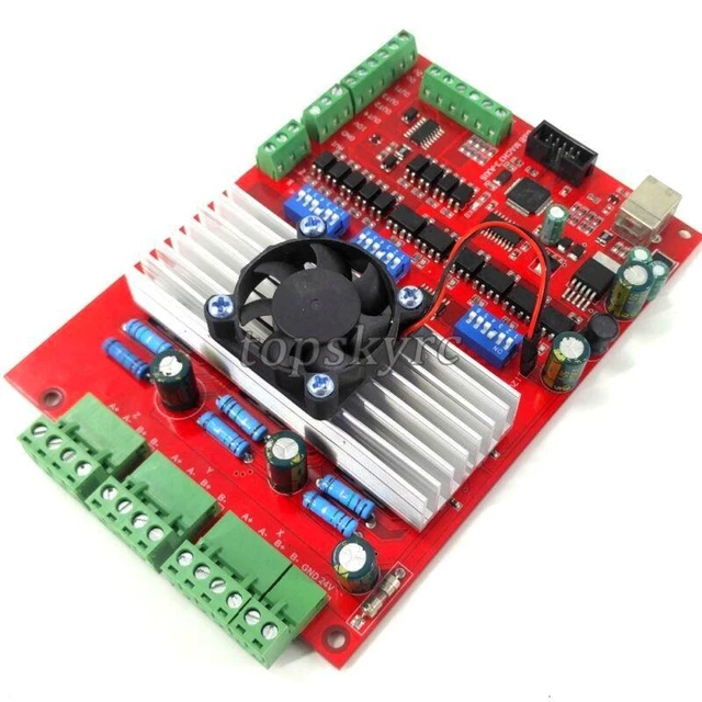 USB PORT 3 Axis Stepper Motor Driver Board for MACH3 CNC 100KHZ TB656 ...