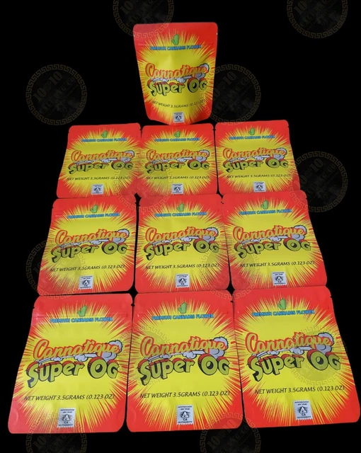 10 X Super OG 3.5G Cali Packs Cali Bags Resealable Mylar Bags Empty £8. ...