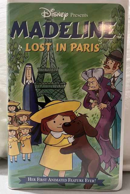 Disney~madeline Lost In Paris~vhs Movie With Case~1999~pre Owned £595