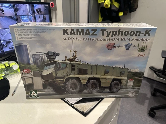 TAKOM 1/35 KAMAZ Typhoon-K w/ RP-377VM1 & Arbalet 2 in 1 Model Kit £45. ...