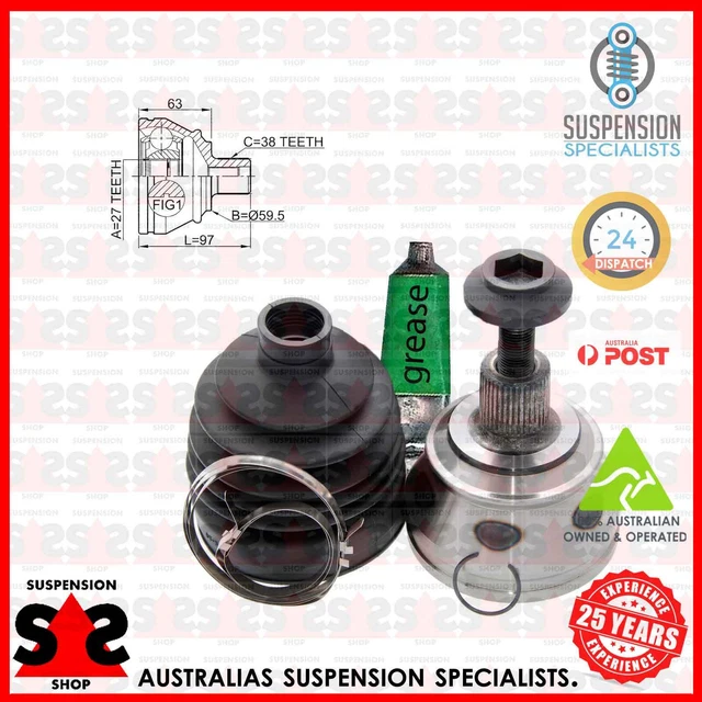 FRONT AXLE JOINT Kit, Drive Shaft Suit AUDI A6 C6 (4F2) 3.2 FSI quattro A6 C6 EUR 84,56 ...