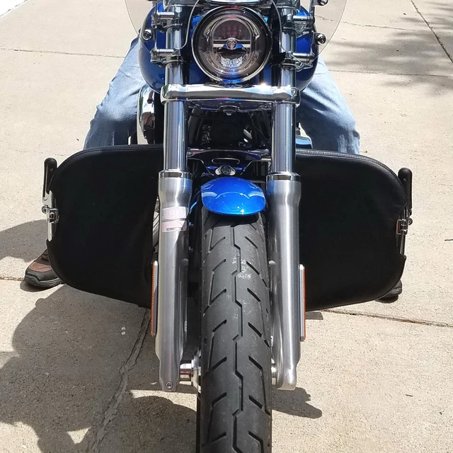 DESERT DAWGS RAIN Guard/Wind Deflector -Harley Softail Models w ...