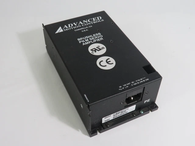 ADVANCED MOTION CONTROLS B25A20ACQ Brushless Servo Amplifier 125VAC 50/60HZ USED $1,169.99 ...