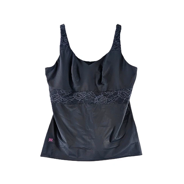 RUBY RIBBON EMPRESS Cami Size 42 Navy Control Adjustable Lace 1833 ...