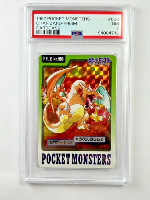 CARTE PRISM CHARIZARD Pokémon Bandai #006 Japonaise Rare 1997 PSA 7 EUR ...
