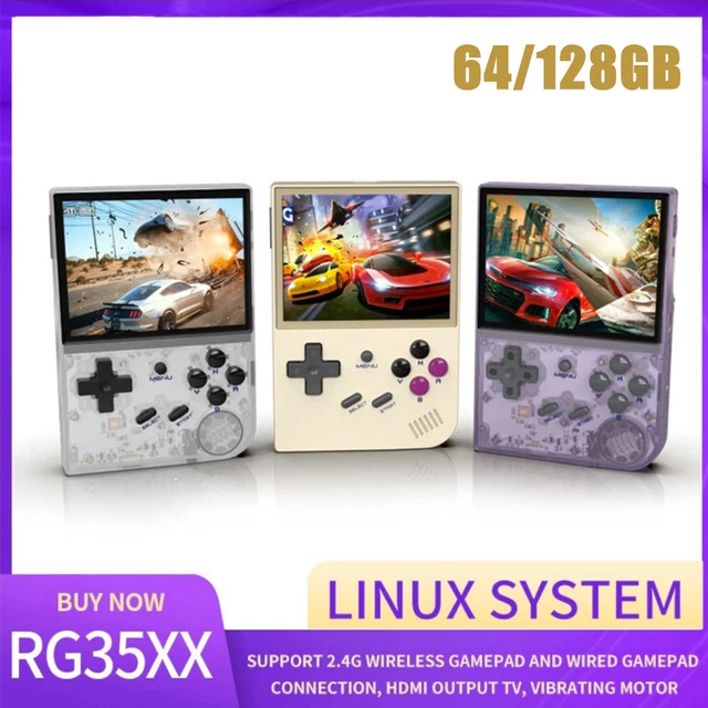 TRAGBAR RG35XX RETRO Handheld Spielkonsole Linux System 3,5 Zoll 8000 ...
