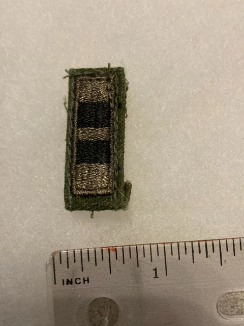 AUTHENTIC US ARMY Chief Warrant Officer W-2 Rank BDU OD Green Insignia ...