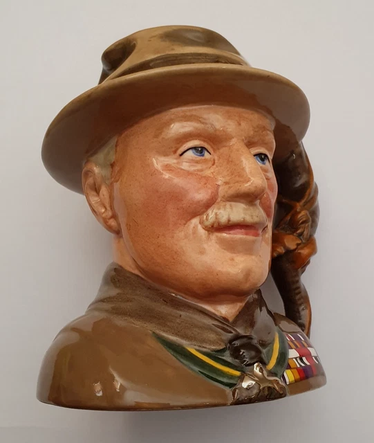 ROYAL DOULTON LIMITED Edition Lord Baden Powell Character Jug Mug 12cm ...