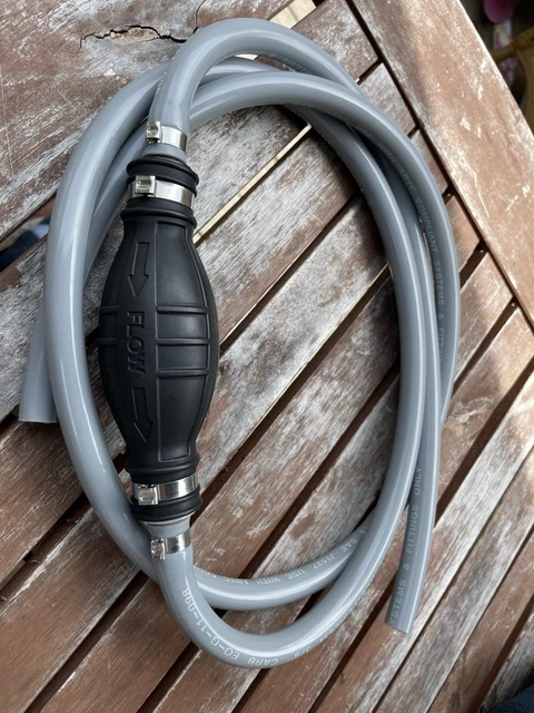 BOAT ENGINE PRIMING Bulb 3/8” With Fuel Line 6’-4” Long $62.78 ...