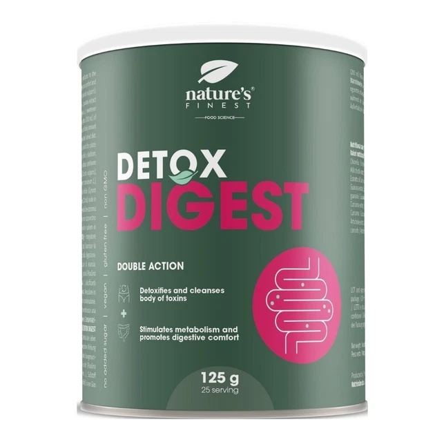 NATURE'S FINEST DETOX Digest, orange, 125 g £14.65 - PicClick UK