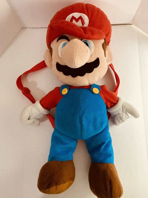 NINTENDO SUPER MARIO Plush Mario Backpack 18” Inch NIntendo £11.10 ...