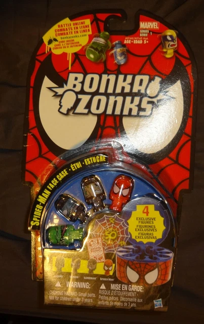HASBRO MARVEL BONKAZONKS BONKA ZONKS spider-man series 1 moc $10.00 ...
