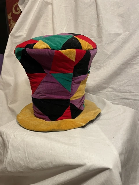 JESTERS TOP HAT Clown Hat Fancy Dress Hat New Years Eve & Christmas ...