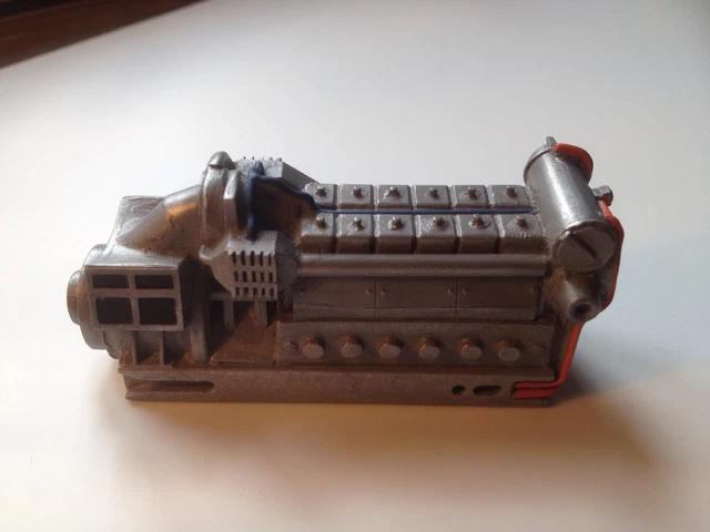 SCALECAST MODELS SULZER 12 LDA 28-C Diesel engine 4mm Scale... 00 Gauge ...