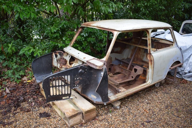 CLASSIC MINI COOPER Mk1 1962 Almond Green/OEW Project £1,995.00 ...