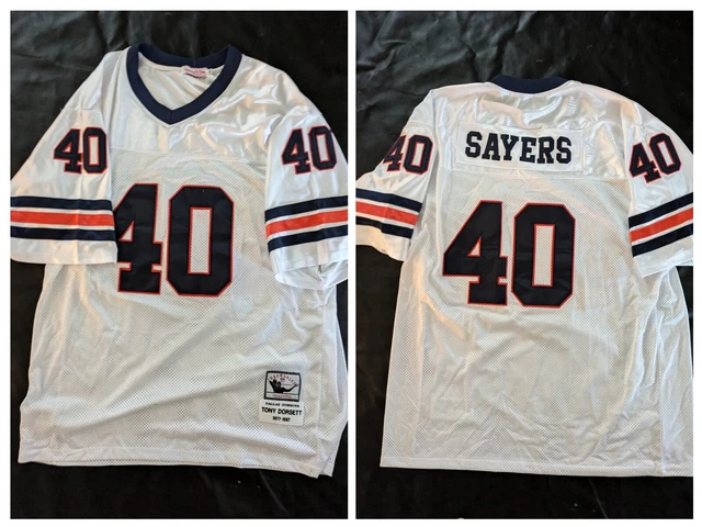GALE SAYERS CHICAGO Bears Mitchell & Ness Vecchi Tempi NFL Bianco Away ...