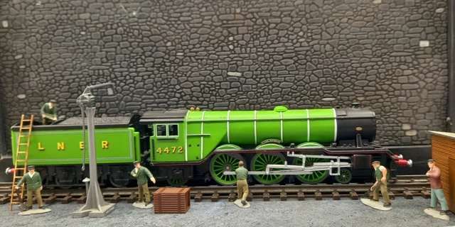 HO SCALE GAUGE LNER Flying Scotsman Locomotive Train Model Railway ...