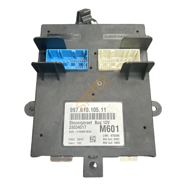 PORSCHE 911 997 Boxster Cayman 987 Front Compartment BCM Module Unit ...