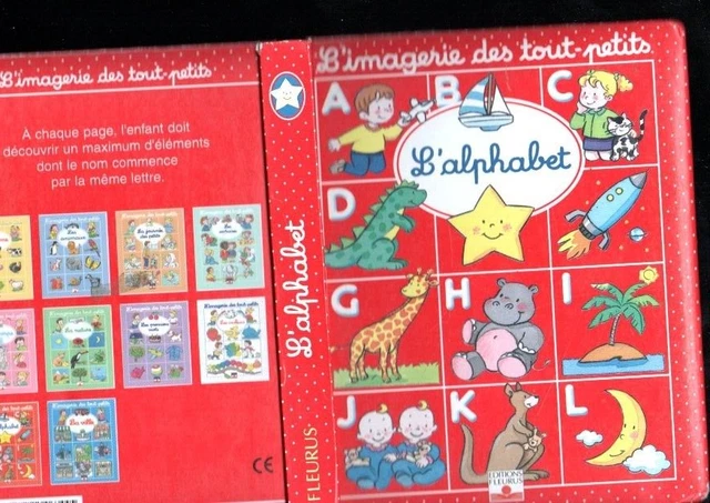 LIVRE L'IMAGERIE DES tout petits l'alphabet enfant apprendre à lire ...