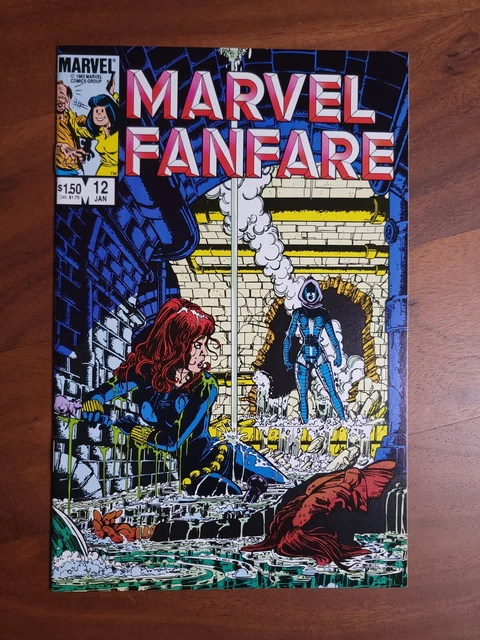 MARVEL FANFARE #12 (Marvel 1983) 1ère Iron Maiden : Veuve Noire : Neuf ...