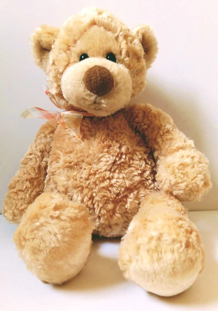 GUND MANNI TEDDY Bear Plush #15015 13" Stuffed Animal Toy Tan $15.00 ...
