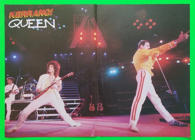 QUEEN & CHUCK Schuldiner DEATH Double Sided A3 Size Poster Press Advert ...