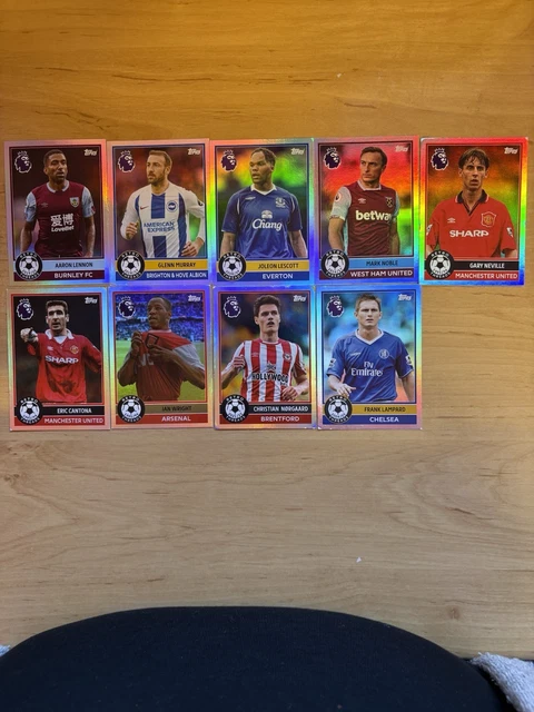 TOPPS PREMIER LEAGUE Football Retro Threads Cards 2026 £5.43 - PicClick UK