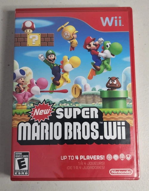 NEW SUPER MARIO Bros (Wii, 2009) Factory Sealed - Nintendo Wii Game Y ...