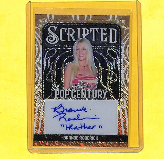 CARTE AUTOGRAPHE AUTOMATIQUE 2024 Leaf Pop Century Brande Roderick ...