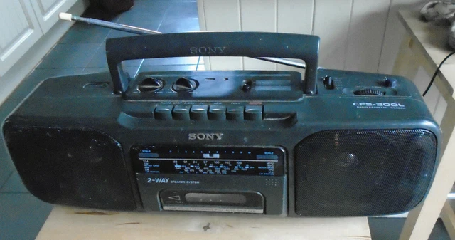 SONY BOOMBOX STEREO Radio Cassette CFS-200L: Fully Working £55.00 ...