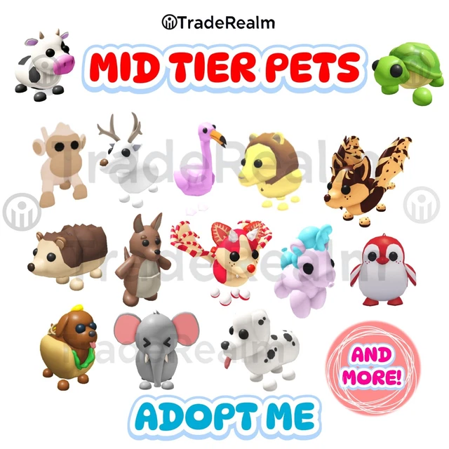 ADOPT ME MID Tier Pets / FAST DELIVERY / COW / BAT / EXOTICS EUR 14,99 ...