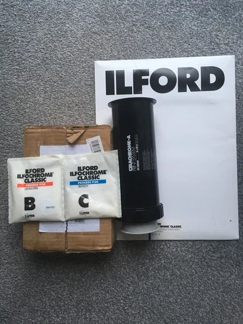 ILFOCHROME CLASSIC COLOUR paper, cibachrome drum, p30 developer ...