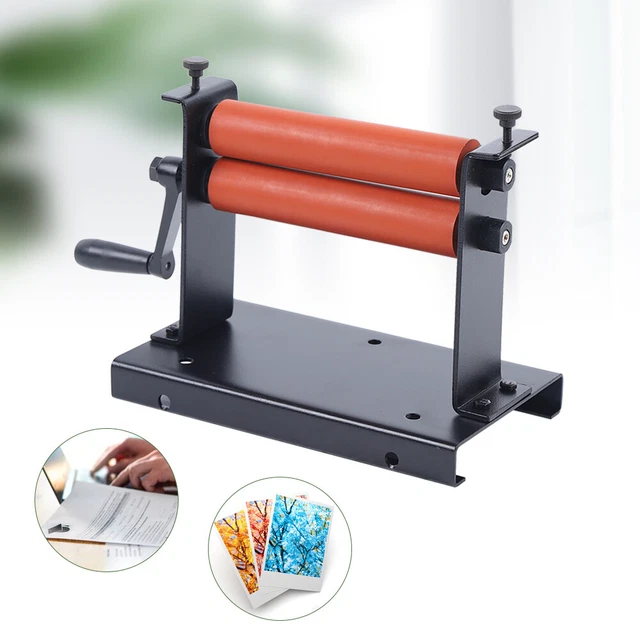 6& MANUAL COLD Laminating Machine Cold Roll Press Mount Laminator For ...