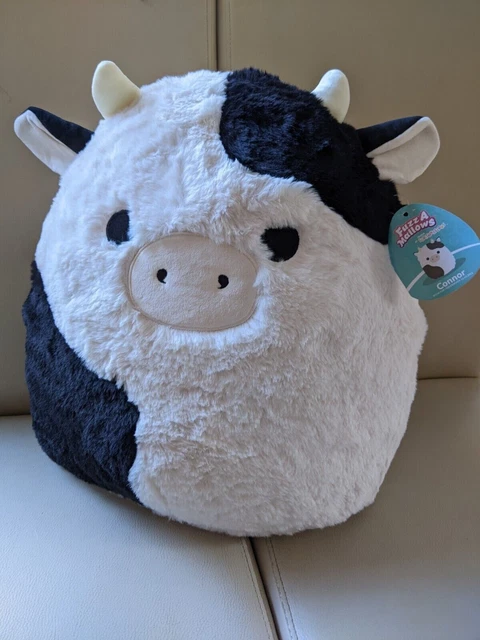 SQUISHMALLOWS COW CONNOR Large 16inch Fuzz a mallow Fuzzy Cow £39.99 ...