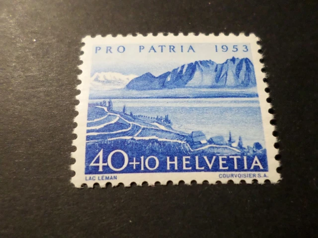 SUISSE SCHWEIZ, 1952, timbre 525, LAC DE MARJELEN, neuf**, VF MNH STAMP ...